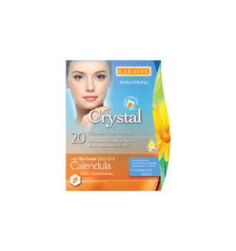 *Karaver Crystal Face with Calendula Αποτριχωτικες ταινιες για Προσωπο ...