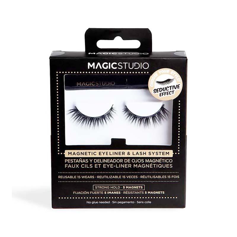 *55000 IDC Magic Studio Magnetic False Eyelashes + Eyeliner Seductive ...