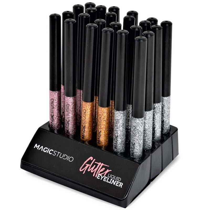 *24192 Idc Magic Studio Glitter Liquid Eyeliner Pink Με Πινελάκι Ροζ 3 ...